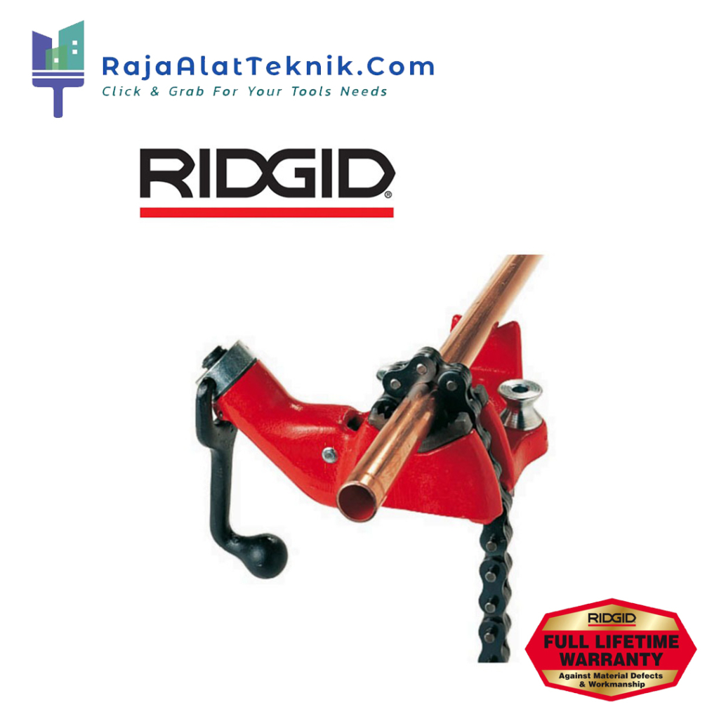 BENCH CHAIN VISES 1/8 - 4"RIDGID (40195) | Raja Alat Teknik